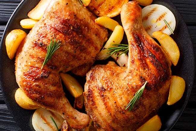 Perna de Frango marinada :: Talhodapenalva